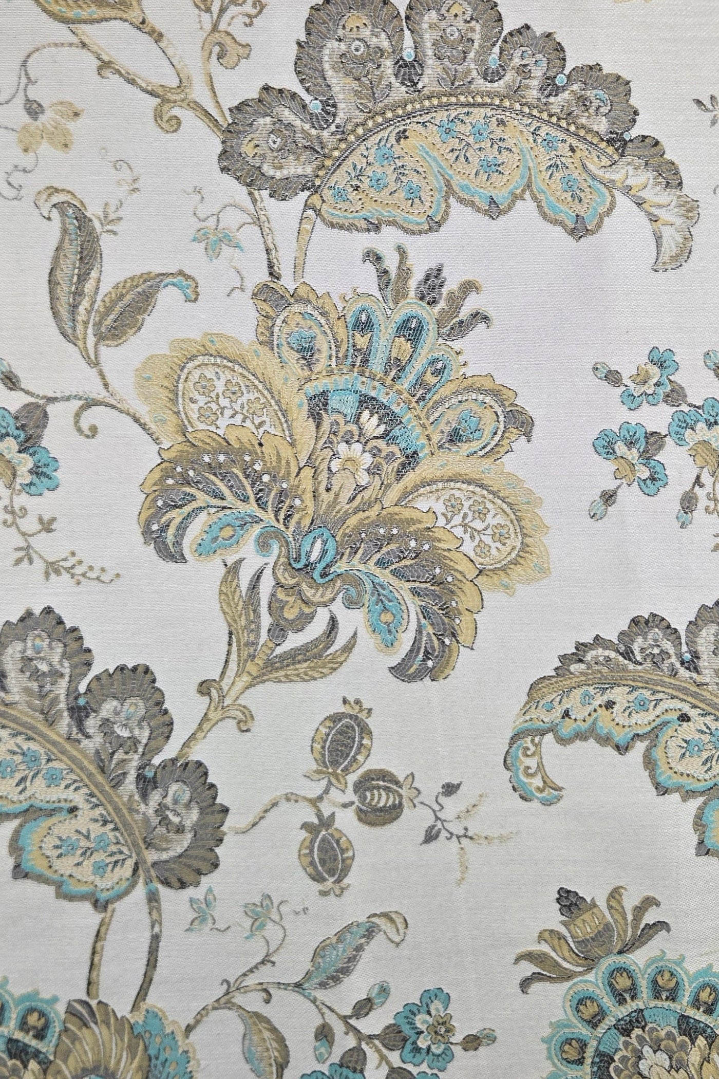 Waverly Fleur Du Jour Jacobean Tapestry Fabric in Retreat – All About ...