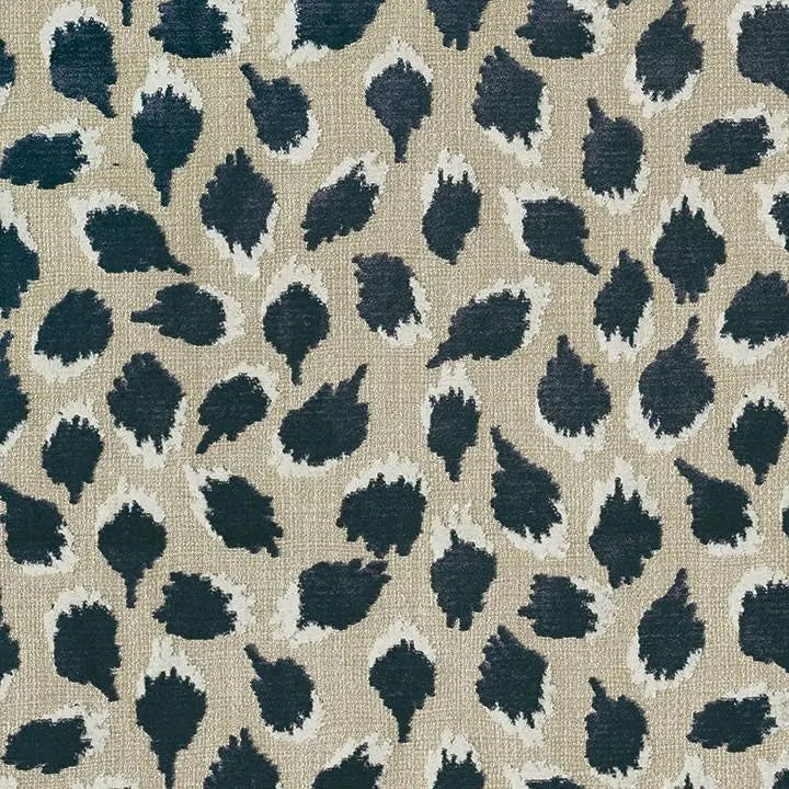 Eastern Accents Ocelot Chenille Fabric in Navy – All About Fabrics