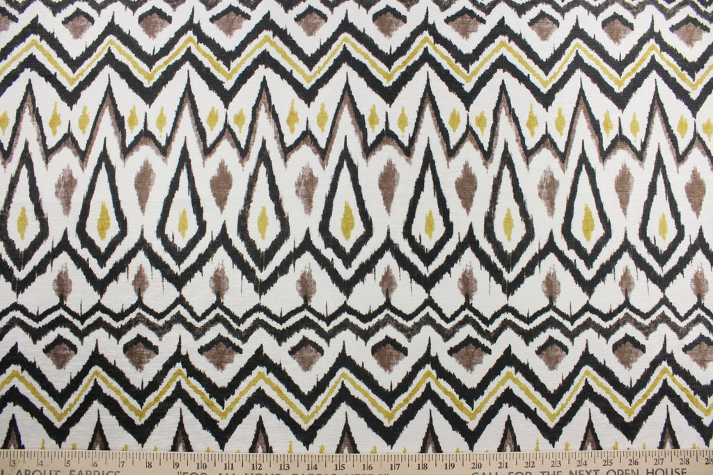 Duralee Fabrics Suburban Clyde in Black/Gold – All About Fabrics