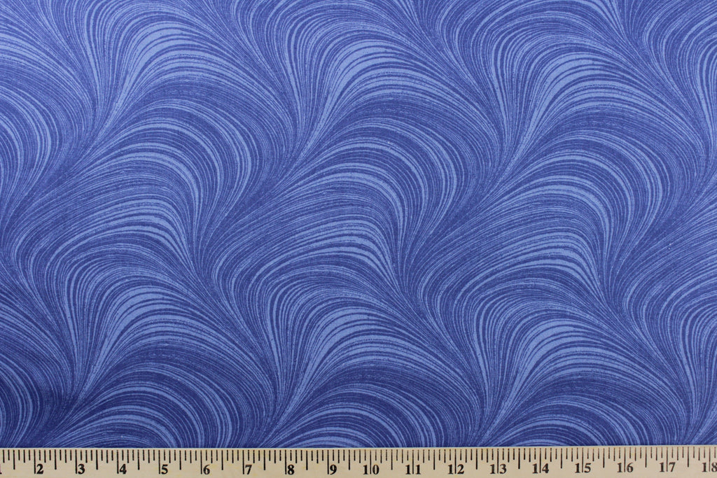 Benartex Wave Texture Fabric in Blue in 108" Width Quilt Backing – All ...