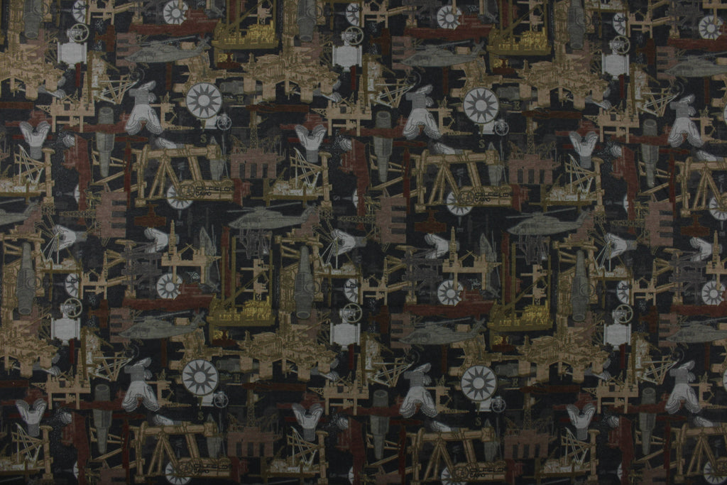 TWN Industries Vintage Oil Field Camo Fabric in Black – All About Fabrics