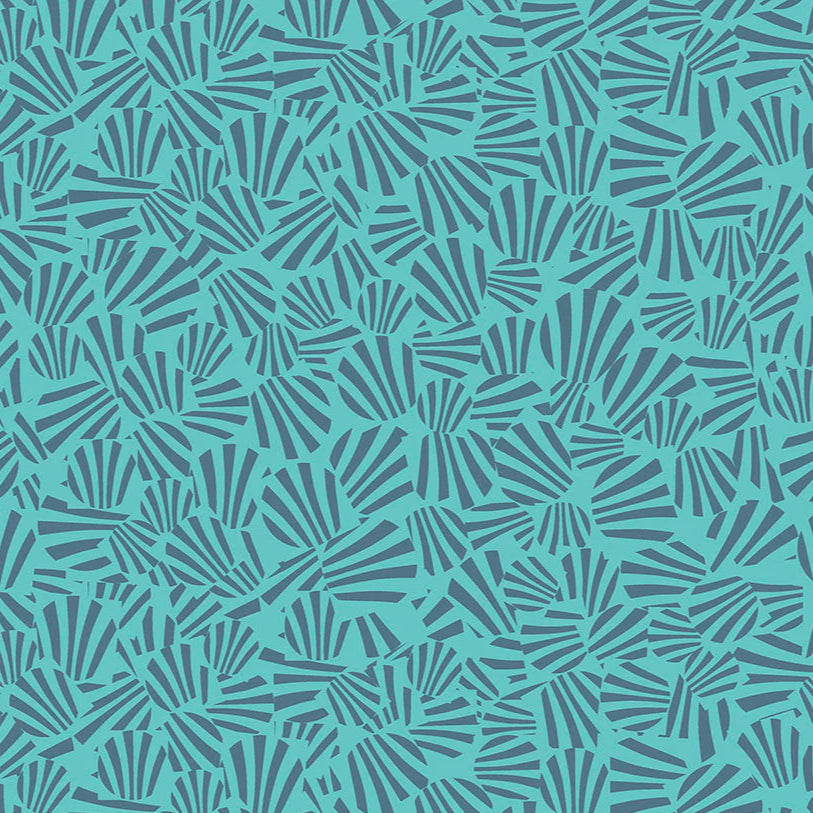 Free Spirit Fabrics Night Fancy Big Sliver Quilting Fabric in Teal ...