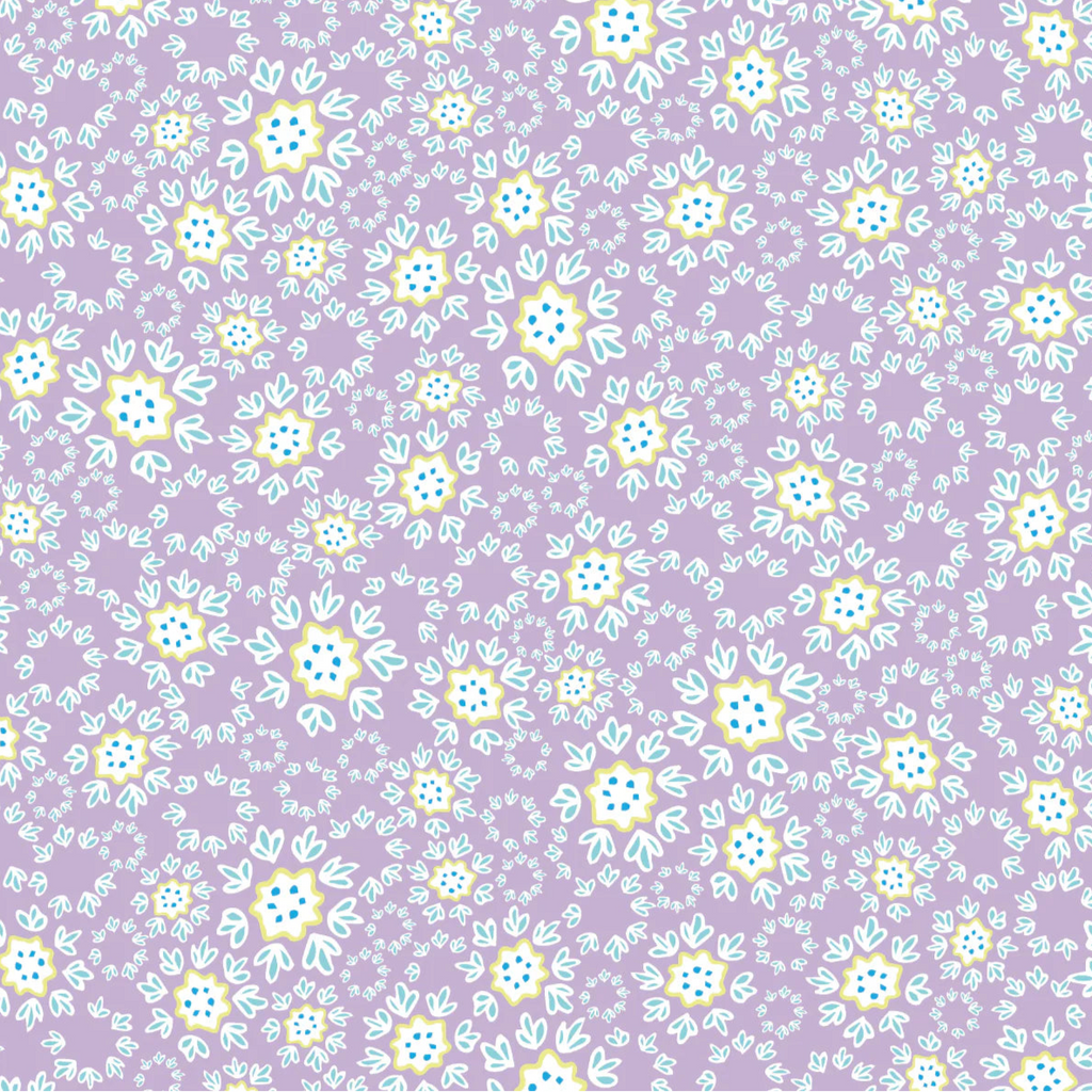 Free Spirit Fabric Night Fancy Little Frills Quilting Fabric in Lavend ...
