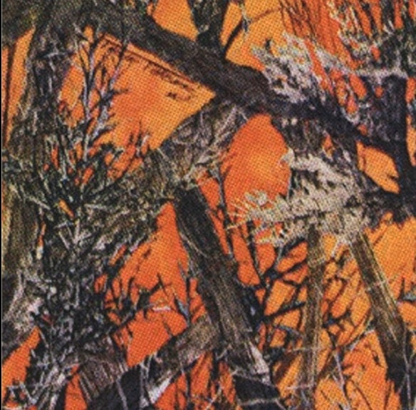 True Timber Camouflage MC Lycra 2-Way Stretch Fabric in Blaze Orange ...