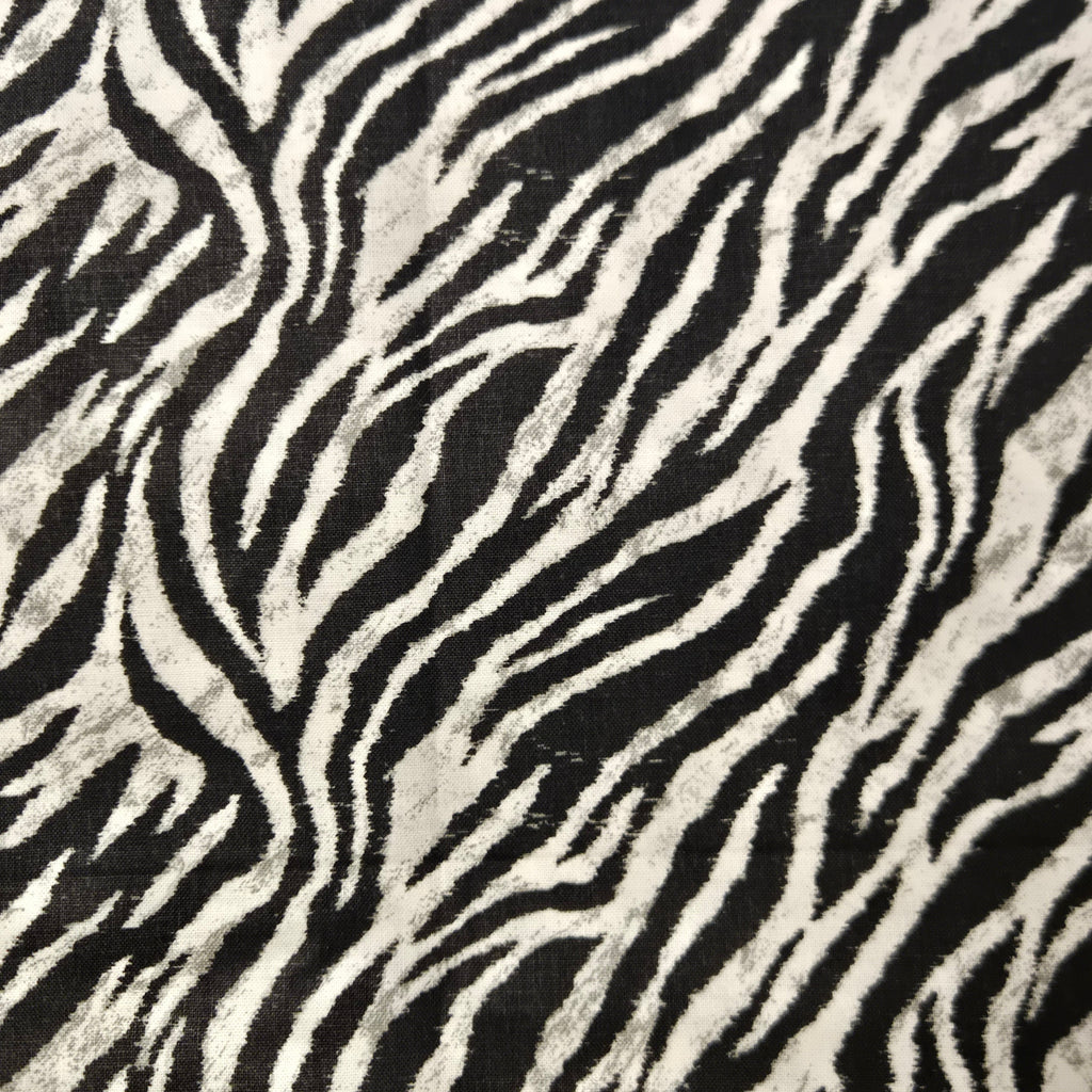 Zebra Quilting Fabric in Natural – All About Fabrics