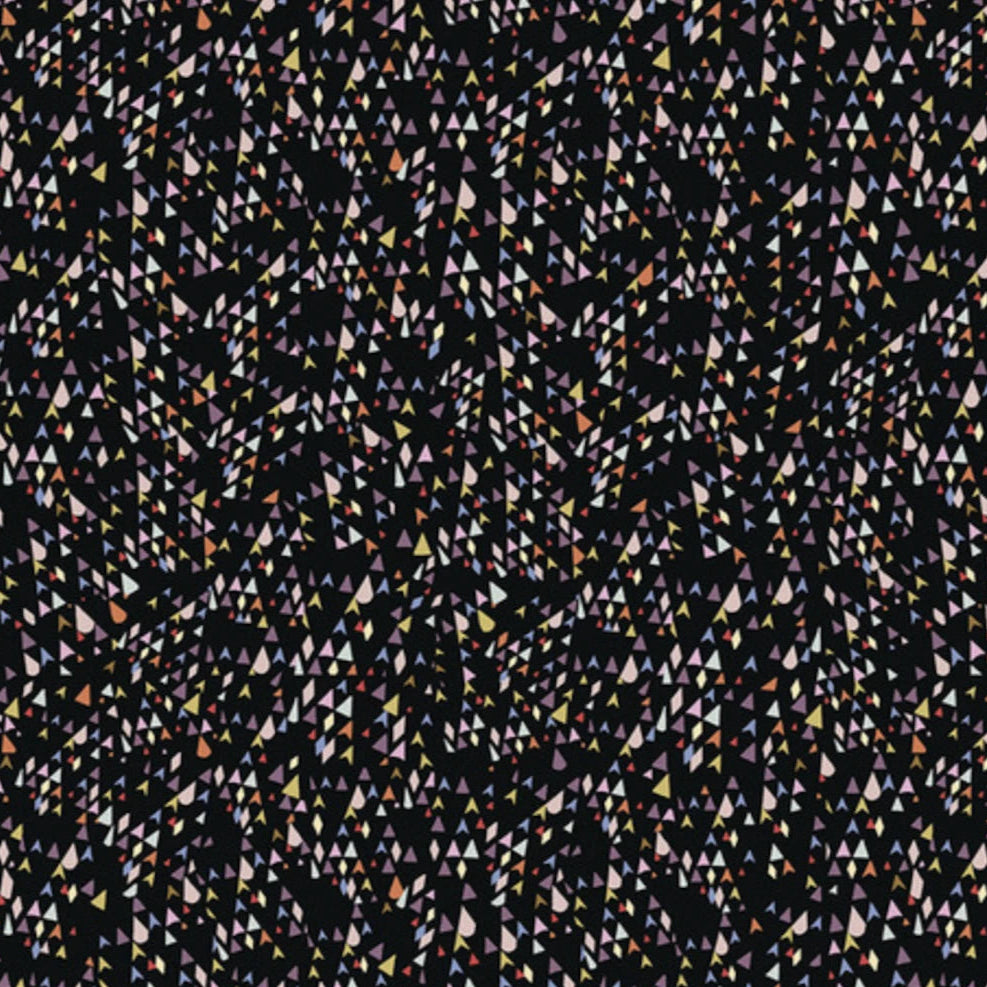 Free Spirit Fabrics Night Fancy Drift Quilting Prints in Black – All ...