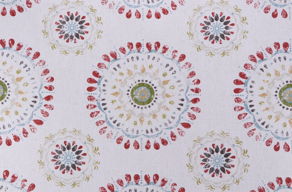 Robert Allen Whimsy Wheel Fabric in Coral – All About Fabrics