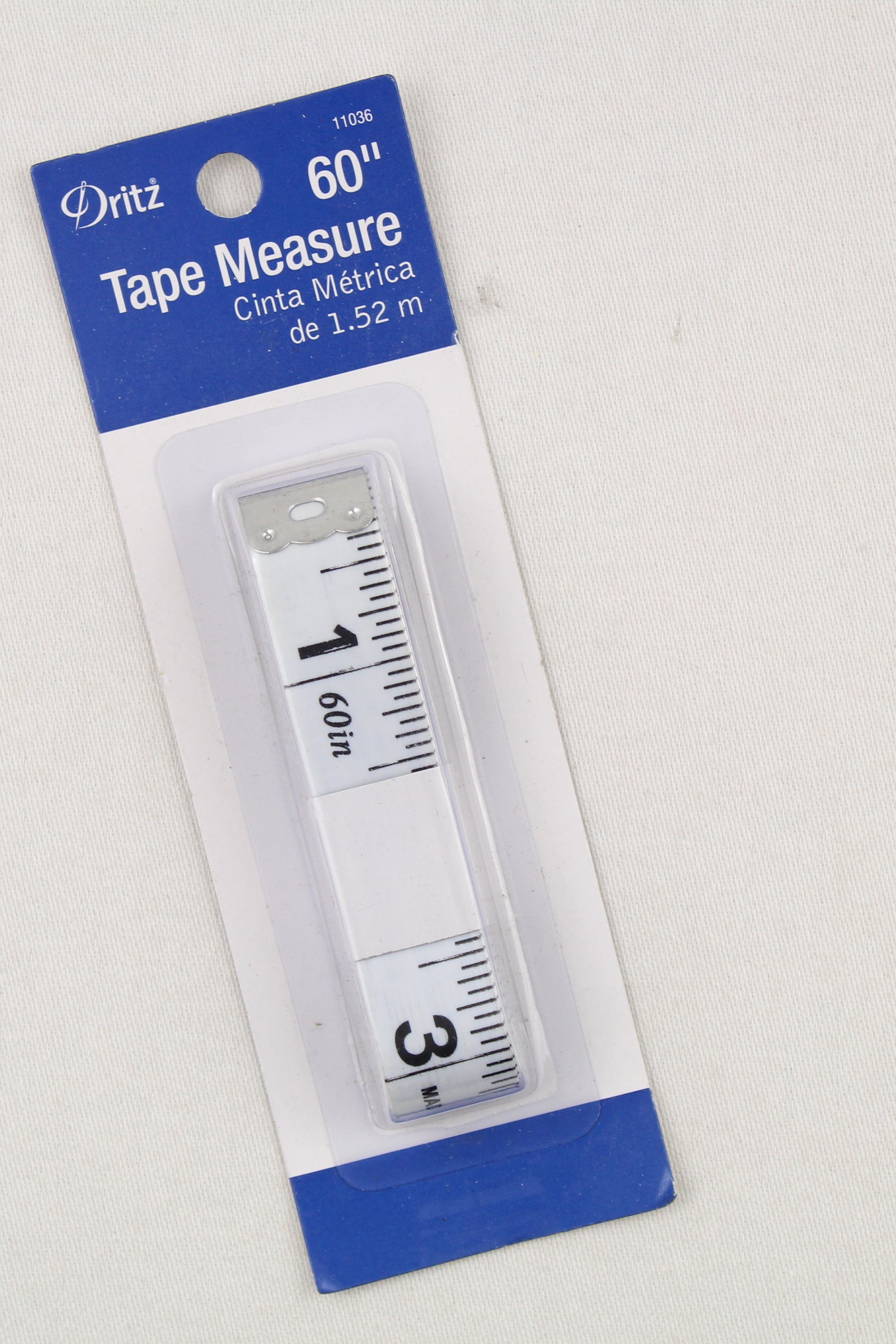 Classic Lightweight 60″ Tape Measure with Steel Tips – All About Fabrics