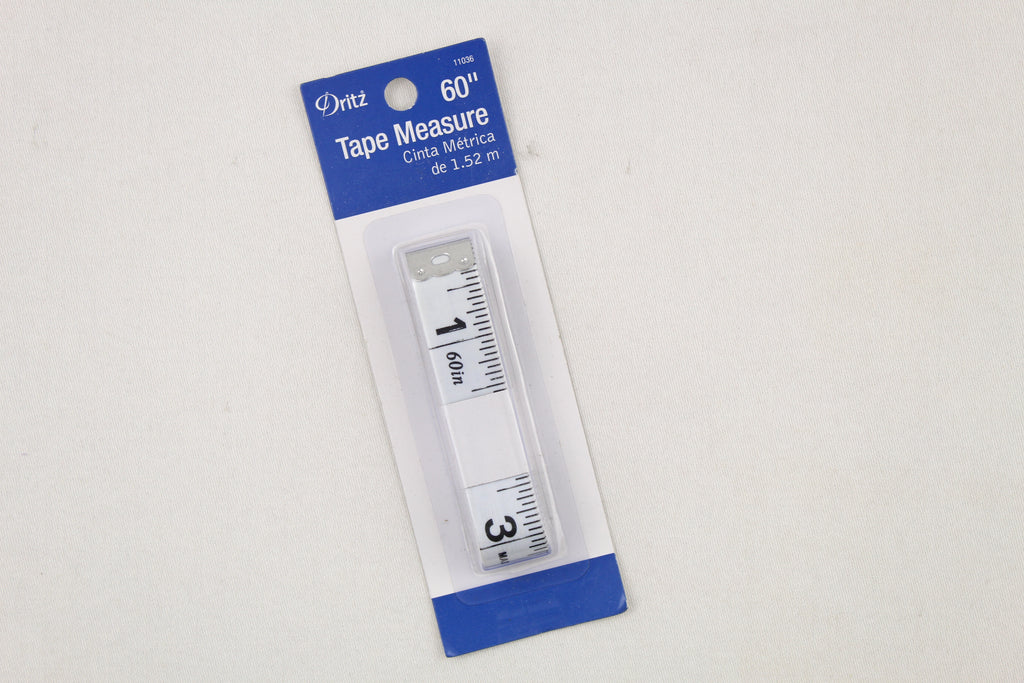 Classic Lightweight 60″ Tape Measure with Steel Tips – All About Fabrics
