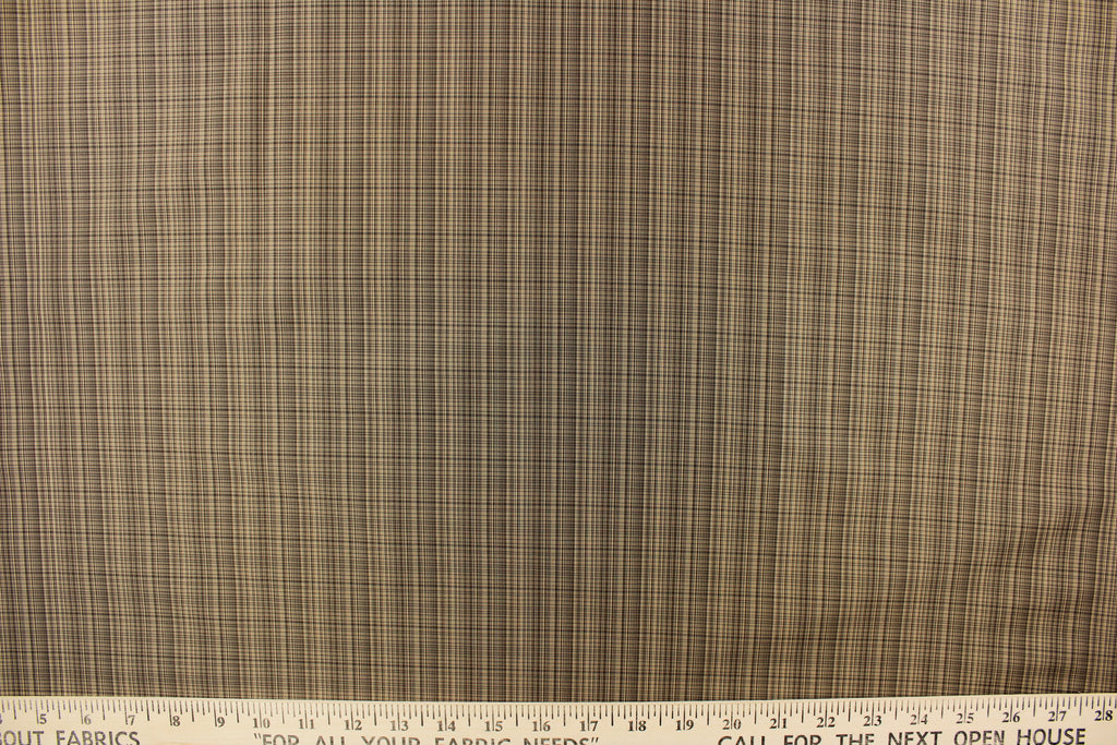 Yarn Dye Stripe Collingwood in Nutmeg – All About Fabrics