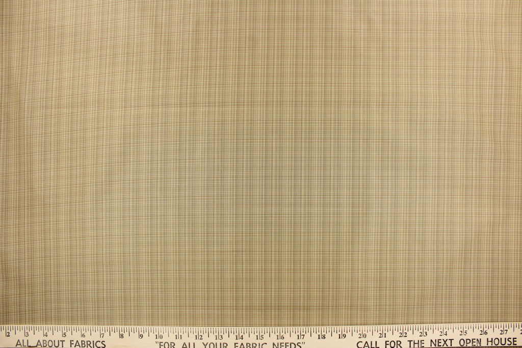 Yarn Dye Stripe Collingwood in Sandstone – All About Fabrics