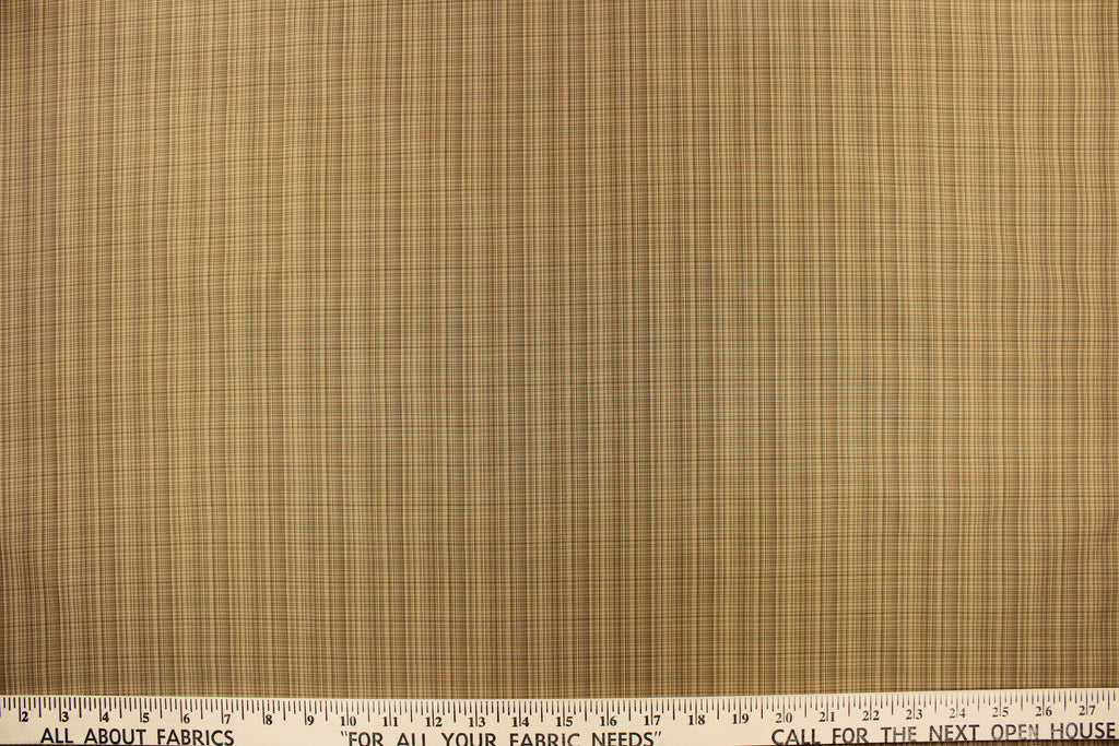 Yarn Dye Stripe Collingwood in Walnut – All About Fabrics