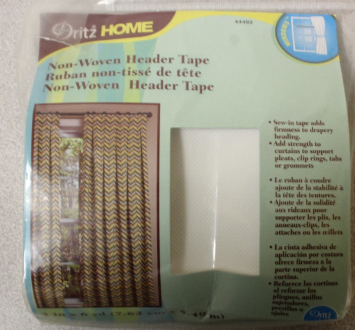 Non-Woven Header Tape – All About Fabrics